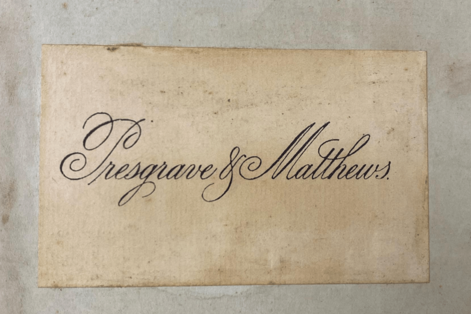 People - Presgrave & Matthews